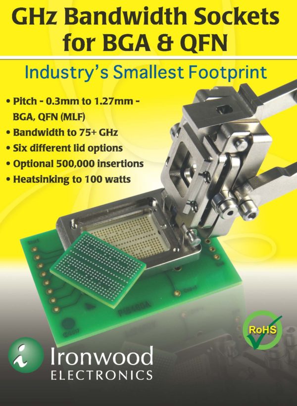 GHz Bandwidth Sockets for BGA and QFN · Ironwood - BCE SRL Importation ...